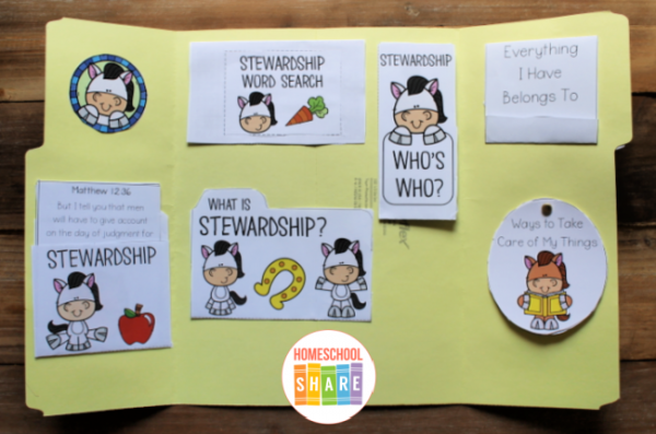 Stewardship Lapbook - Homeschool Share