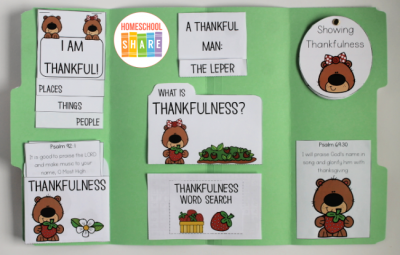 Free Thankfulness Lapbook - Homeschool Share