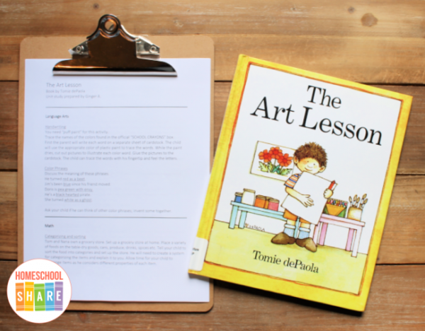 The Art Lesson Activities & Lessons (Free!) - Homeschool Share