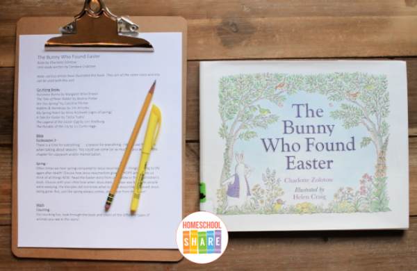 The Bunny Who Found Easter Unit Study - Homeschool Share