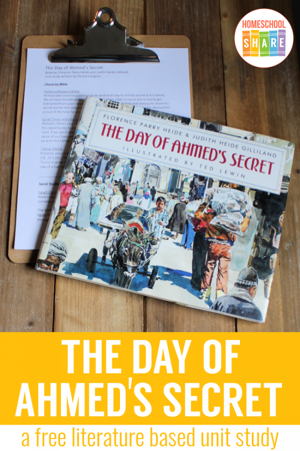 The Day of Ahmed's Secret Unit Study - Homeschool Share