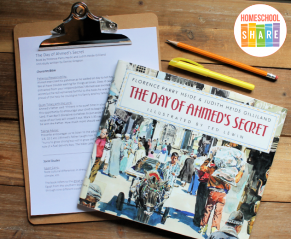 The Day of Ahmed's Secret Unit Study - Homeschool Share