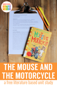 The Mouse and the Motorcycle Activities (Free!) - Homeschool Share