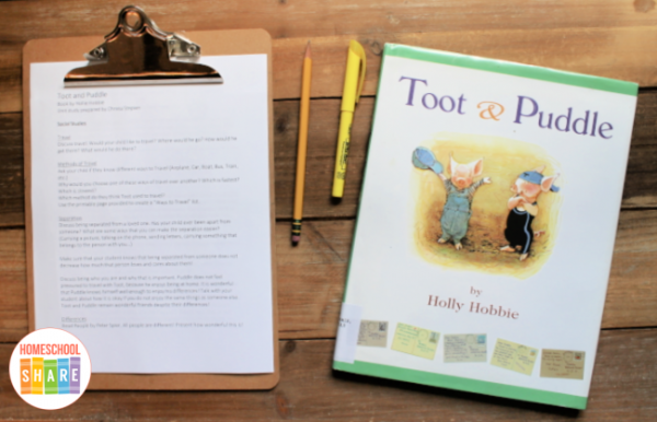 Toot and Puddle Unit Study - Homeschool Share