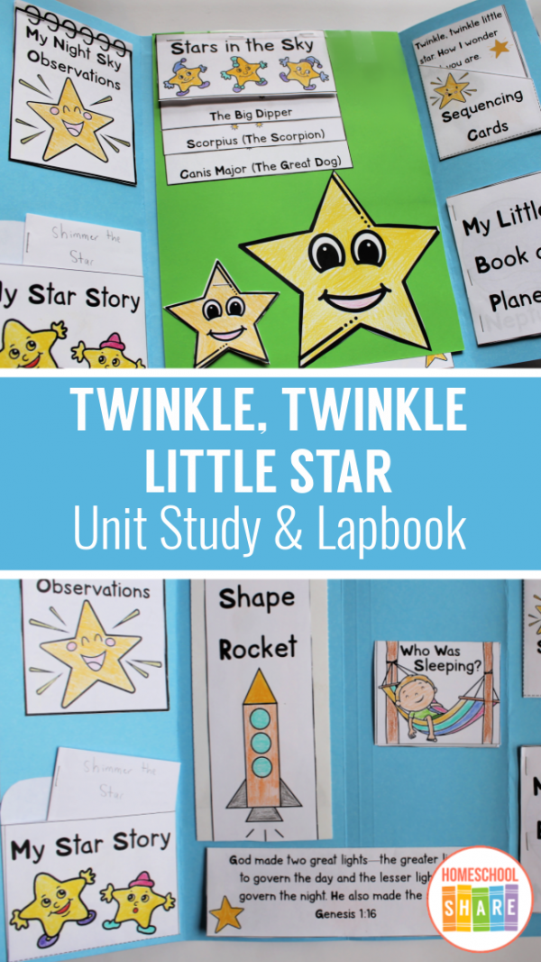 Twinkle, Twinkle Little Star Activities - Homeschool Share