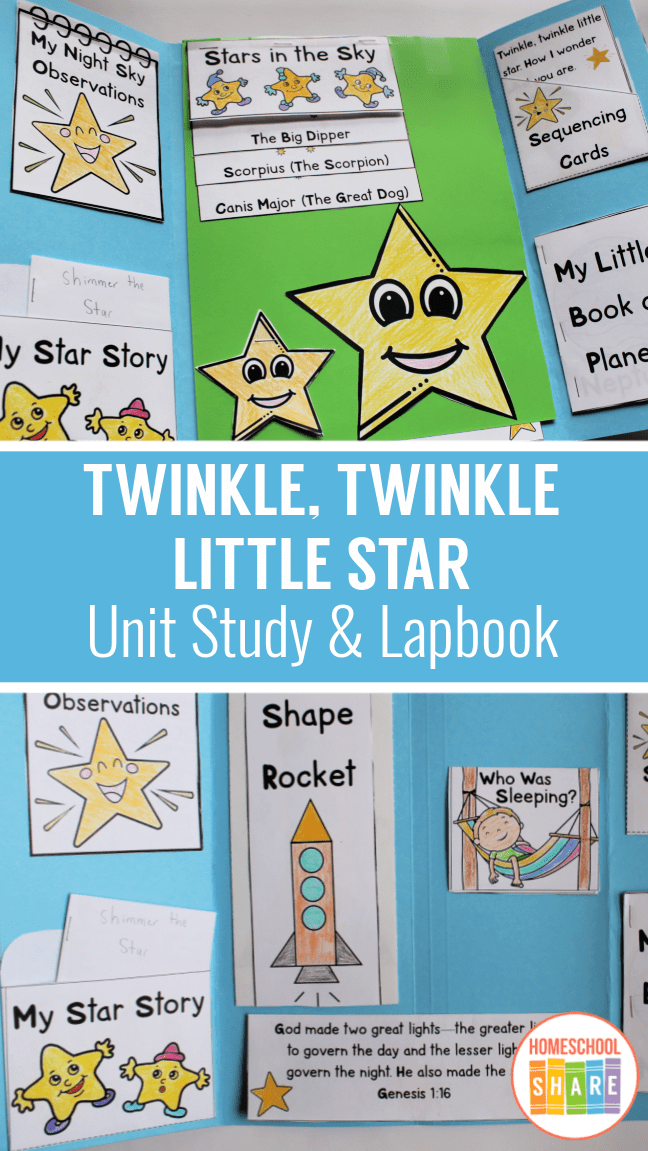 Twinkle, Twinkle Little Star Activities - Homeschool Share
