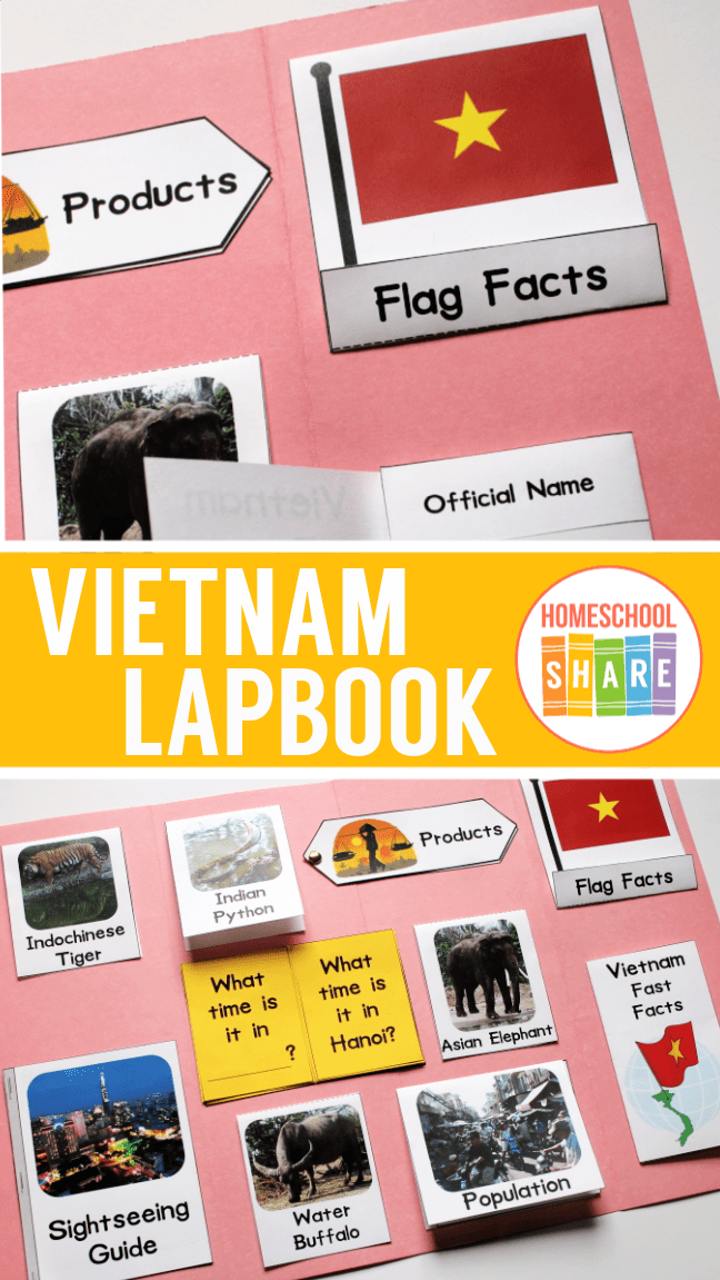 Vietnam Lapbook - Homeschool Share