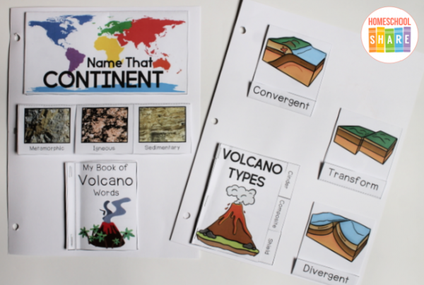 Free Volcano Lapbook - Homeschool Share