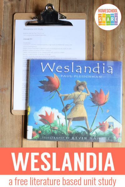 Free Weslandia Activities & Lessons - Homeschool Share