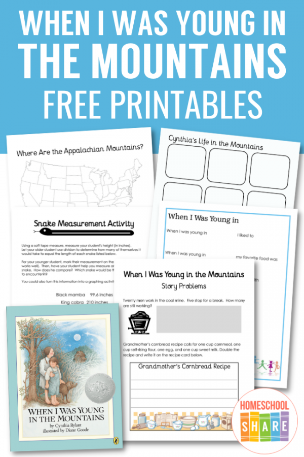 When I Was Young in the Mountains Activities and Free Printables ...