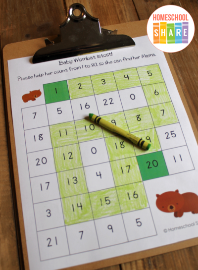 Australian Animals Printables for Preschool - Homeschool Share