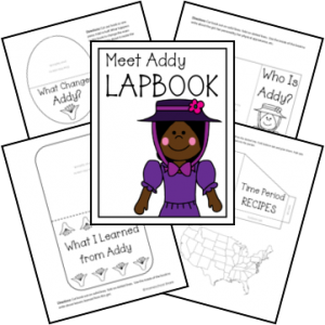 Meet Addy Lapbook - Homeschool Share