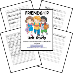 Friendship Unit Study - Homeschool Share