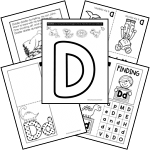 Letter D Alphabet Lapbook - Homeschool Share