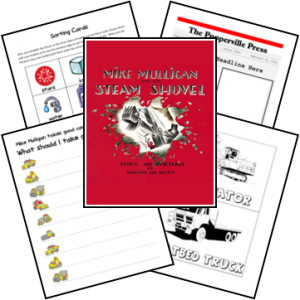 Mike Mulligan and His Steam Shovel Unit Study & Lapbook – Homeschool Share