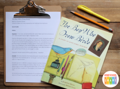 The Boy Who Drew Birds Unit Study - Homeschool Share