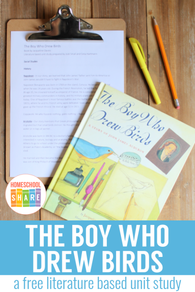 The Boy Who Drew Birds Unit Study - Homeschool Share