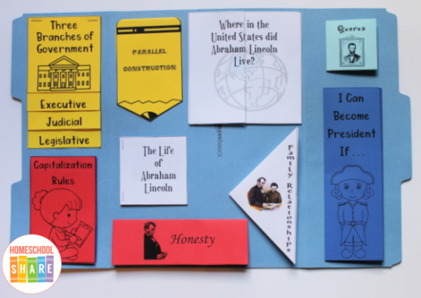 Abe Lincoln: The Boy Who Loved Books Unit Study & Lapbook - Homeschool ...