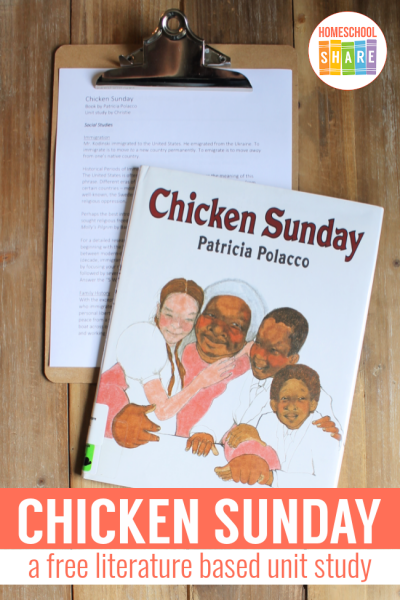 Chicken Sunday Book Activities - Homeschool Share