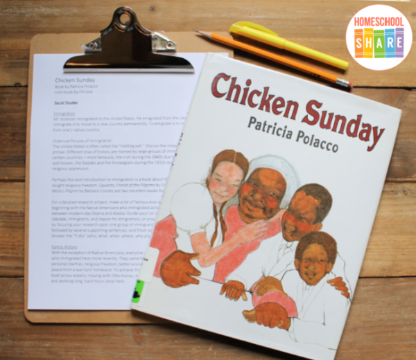 Chicken Sunday Book Activities - Homeschool Share