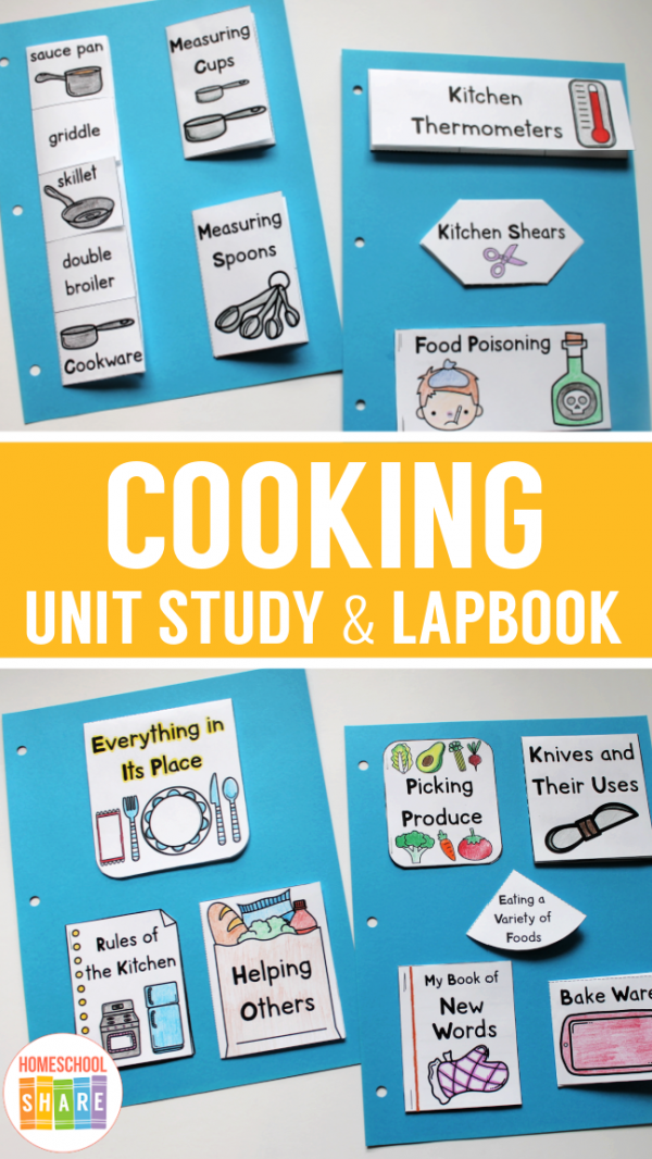 Free Cooking Lapbook - Homeschool Share