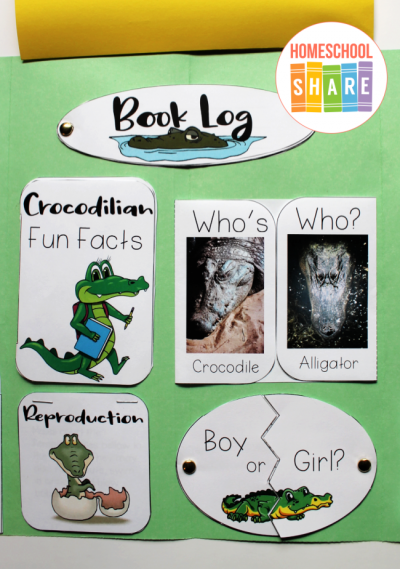 Free Crocodilian Lapbook - Homeschool Share