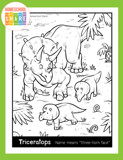 Dinosaur Playdough Mats - Homeschool Share