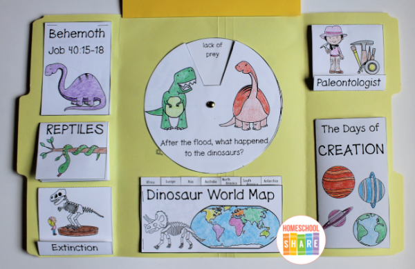Free Dinosaurs Lapbook - Homeschool Share