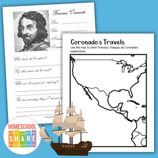 Free Explorers Notebook - Homeschool Share