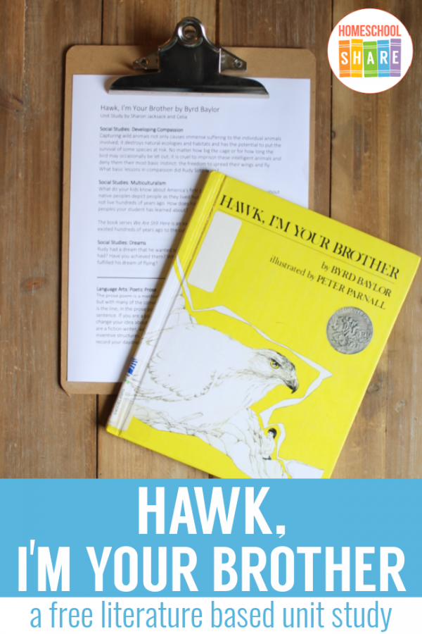 Hawk, I'm Your Brother Unit Study - Homeschool Share