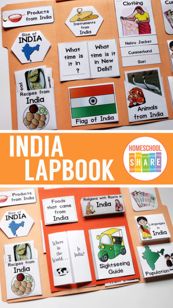 India Lapbook - Homeschool Share