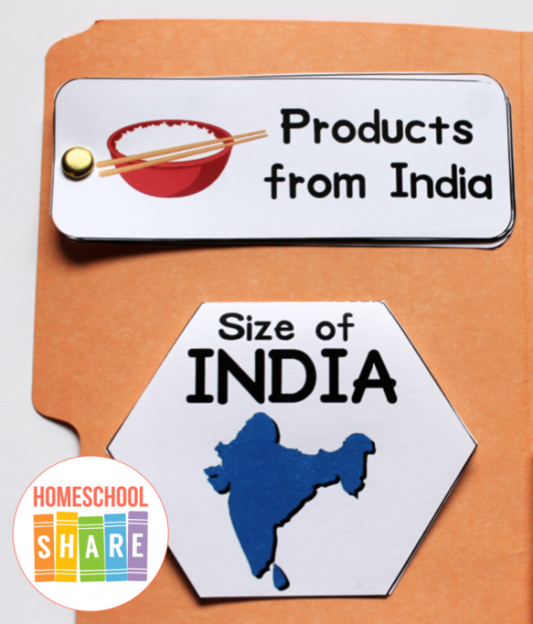 India Lapbook - Homeschool Share