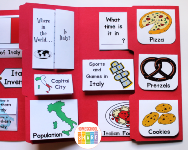 Italy Lapbook - Homeschool Share