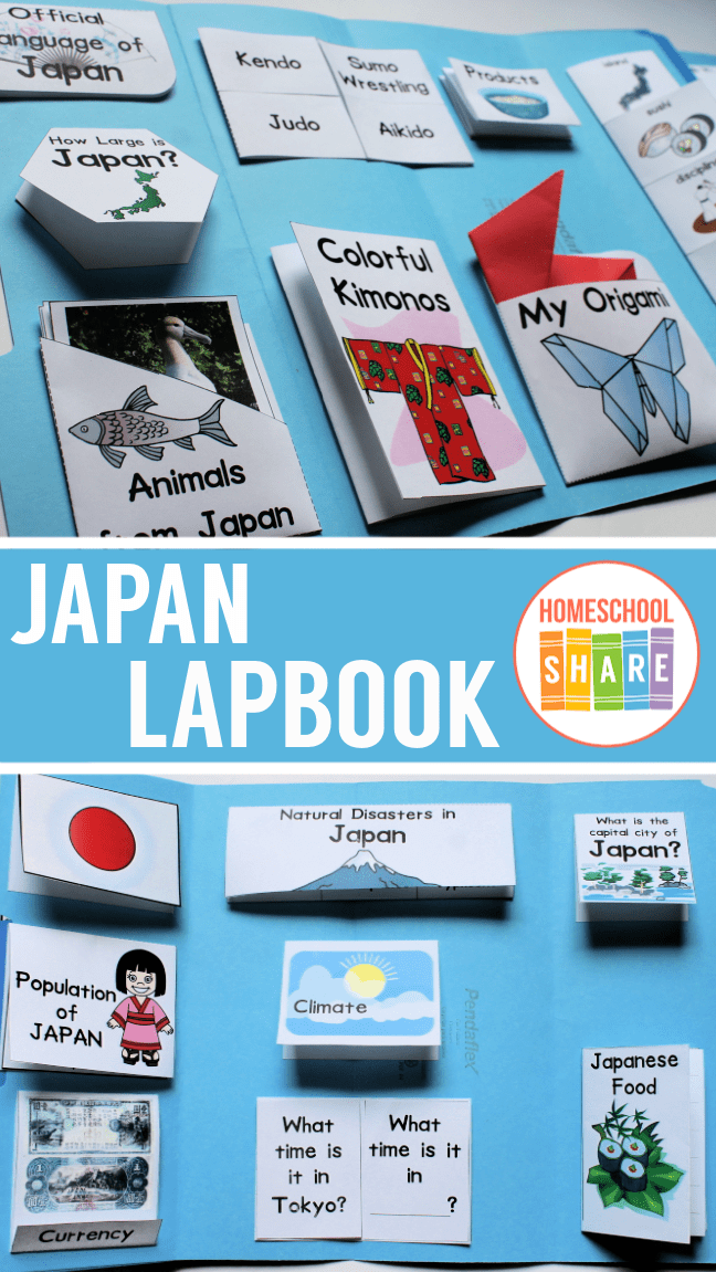 Japan Lapbook - Homeschool Share