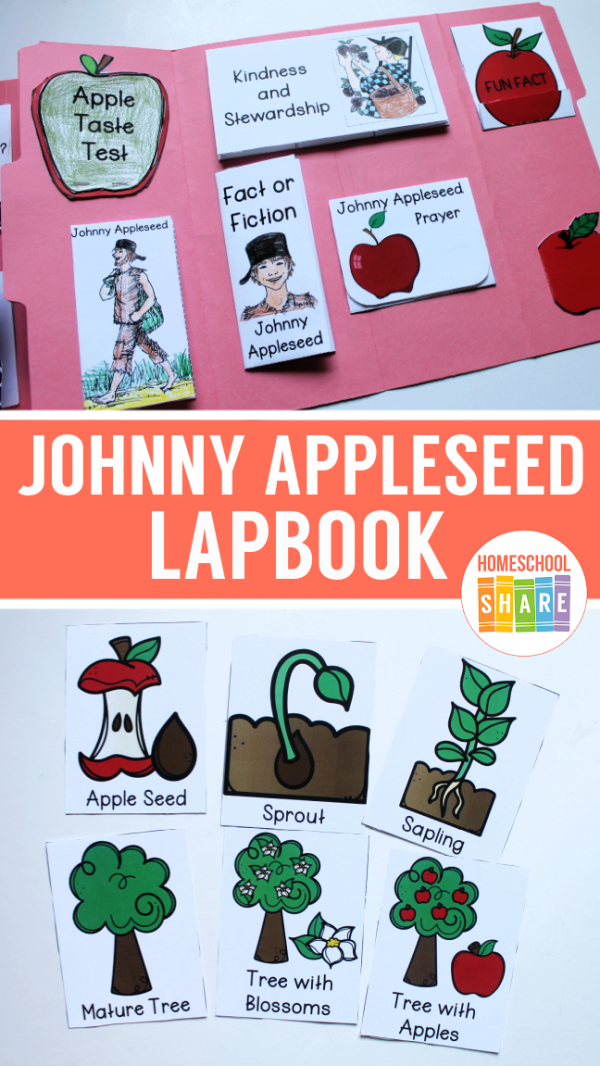 Free Johnny Appleseed Lapbook - Homeschool Share