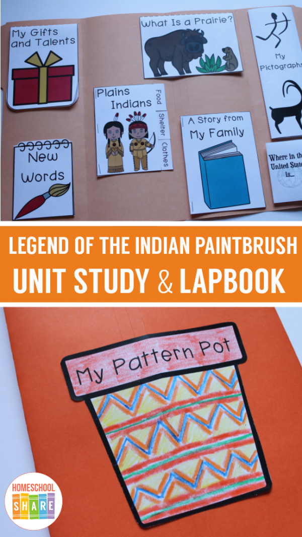The Legend of the Indian Paintbrush Activities - Homeschool Share