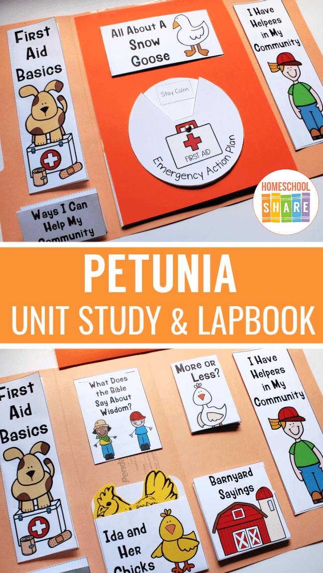 Petunia Unit Study & Lapbook - Homeschool Share