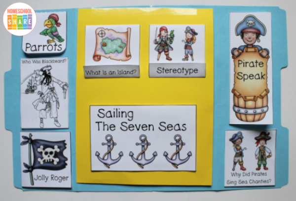 Pirates Lapbook - Homeschool Share