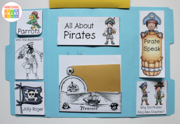 Pirates Lapbook - Homeschool Share