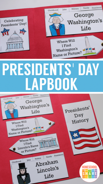 Free Presidents' Day Lapbook - Homeschool Share