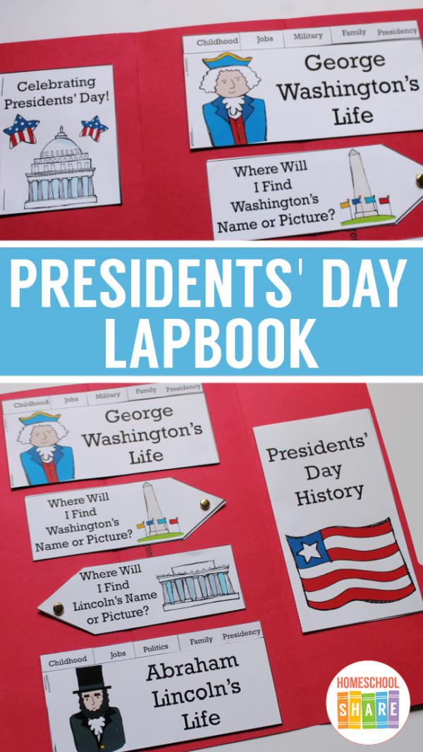 Free Presidents' Day Lapbook - Homeschool Share