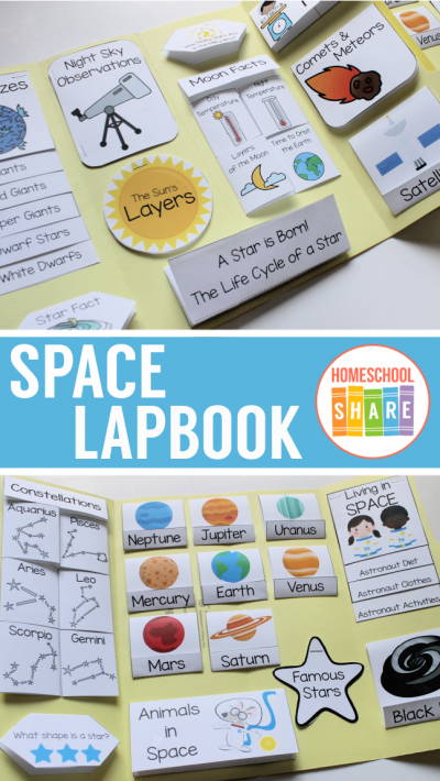 Space Lapbook - Homeschool Share