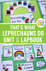 That's What Leprechauns Do Unit Study & Lapbook - Homeschool Share