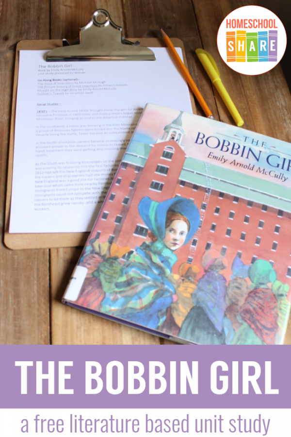The Bobbin Girl Unit Study - Homeschool Share