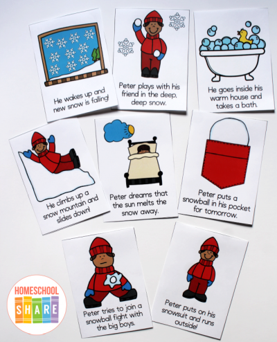 The Snowy Day Lapbook - Homeschool Share