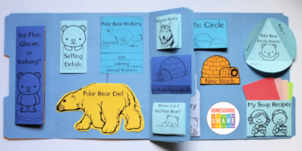 The Three Snow Bears Unit Study & Lapbook - Homeschool Share