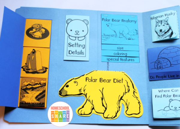 The Three Snow Bears Unit Study & Lapbook - Homeschool Share