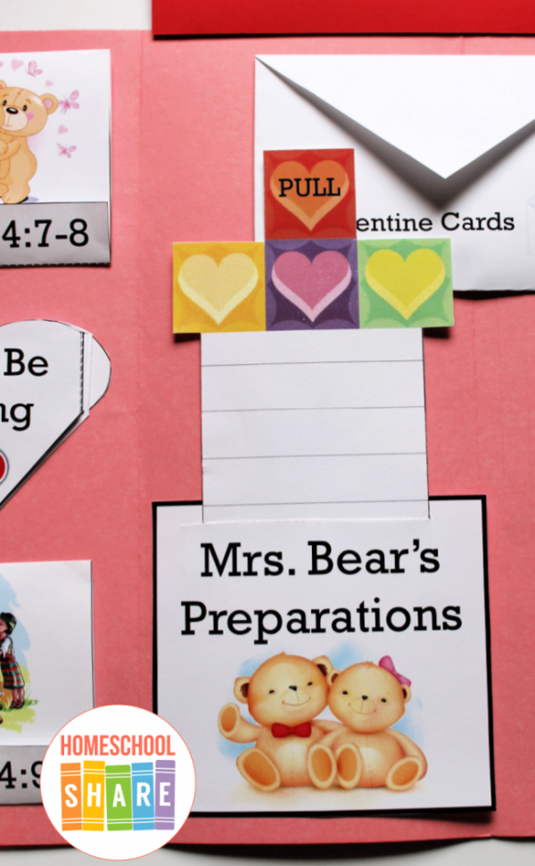 The Valentine Bears Unit Study & Lapbook - Homeschool Share