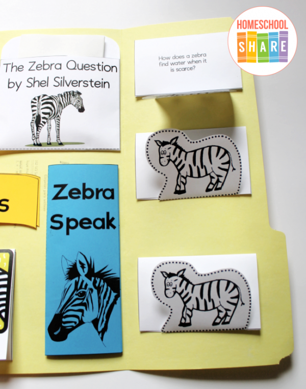 Zebra Lapbook - Homeschool Share