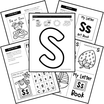 Letter S Alphabet Lapbook – Homeschool Share